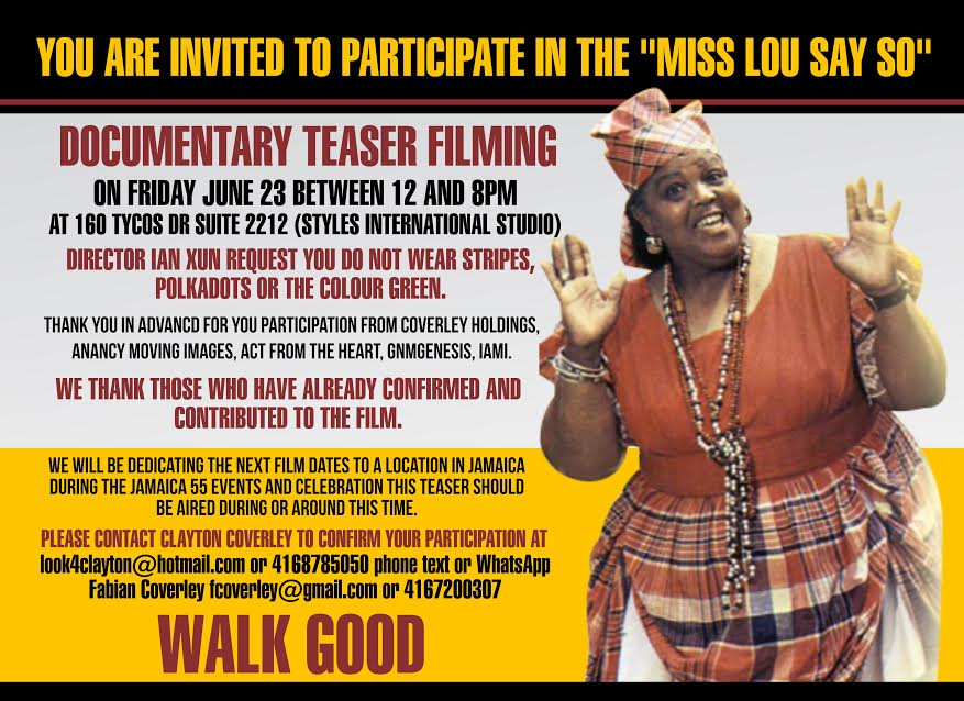 Angles Covered: Plans Afoot to Celebrate the Legacy of Miss Lou in a ...