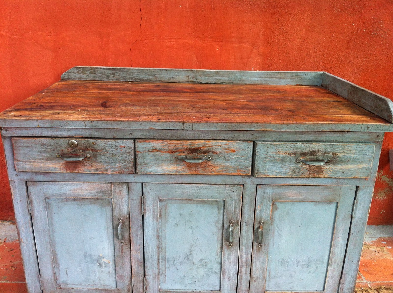 decoración vintage, antiguitats-baraturantic: antiguo mostrador de taller