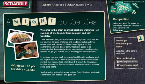 The Party Wall: Inspiration: Scrabble Party