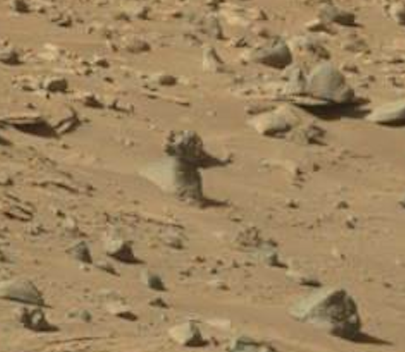 A dancing woman on Mars & Tiny Martian Statue Found By Curiosity Rover ...