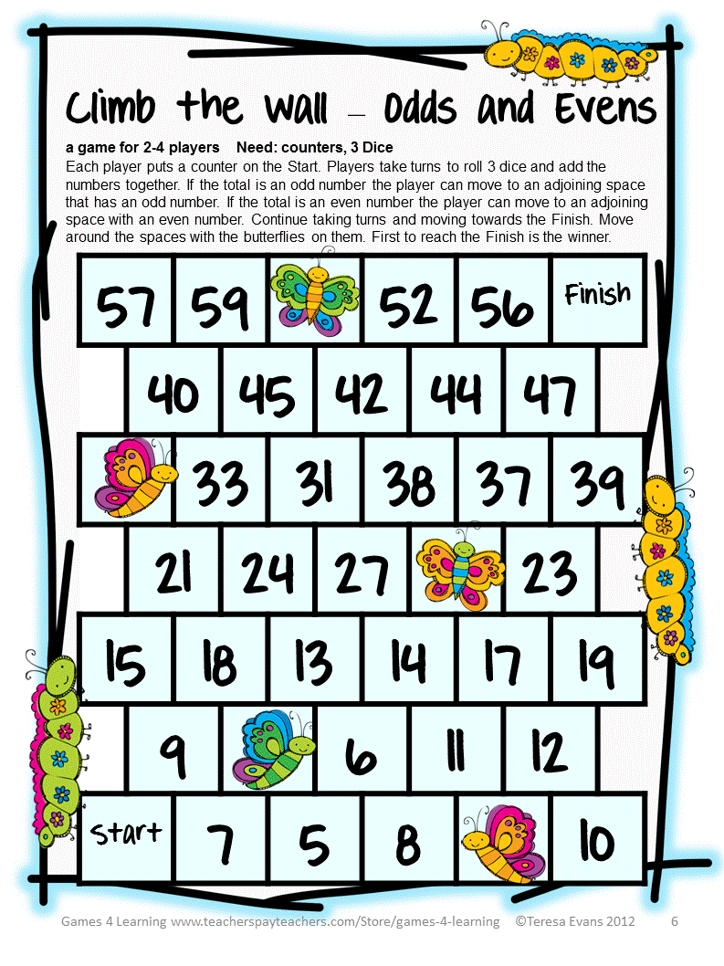 Fun Games 4 Learning: Spring Math to Win!