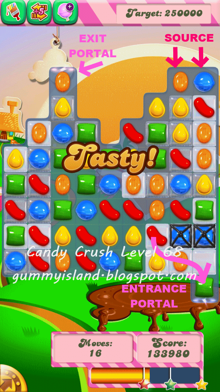 Gummy Island Love Bar: Candy Crush Level 68 Guide