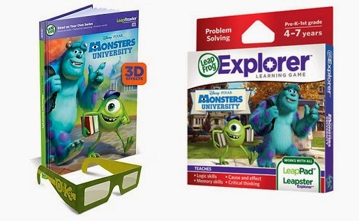Bonggamom Finds: Disney•Pixar Monsters University LeapPad Game: review ...