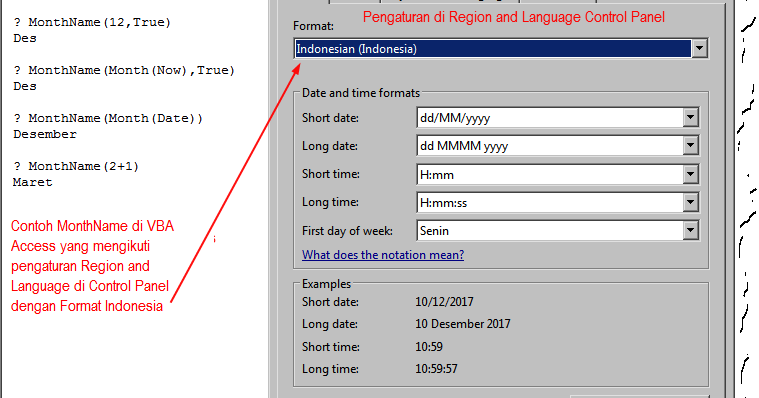 Fungsi Monthname Di Ms Access Access Terapan
