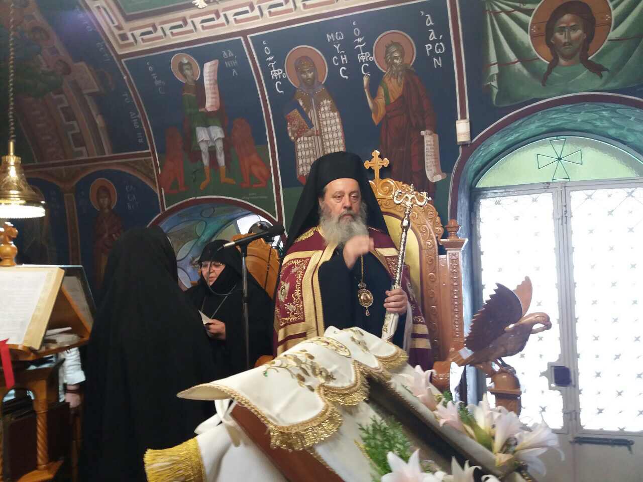 Αναστάσιος: ΠΑΡΑΚΛΗΣΗ ΠΡΟΣ ΤΗΝ ΥΠΕΡΑΓΙΑ ΘΕΟΤΟΚΟ ΣΤΗΝ ΙΕΡΑ ΜΟΝΗ ΠΡΟΦΗΤΟΥ ...