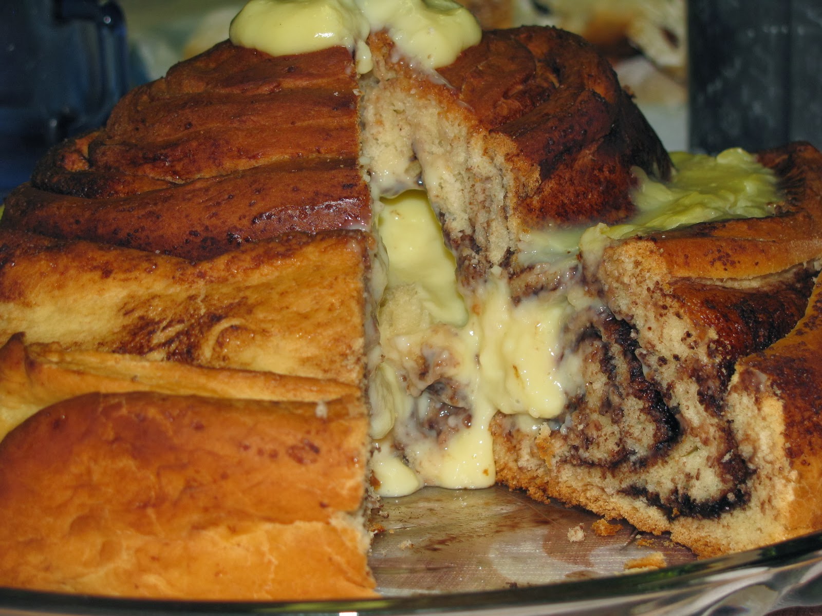 GoF3r1 a konyhában...: Vaníliás, kakaós csiga torta