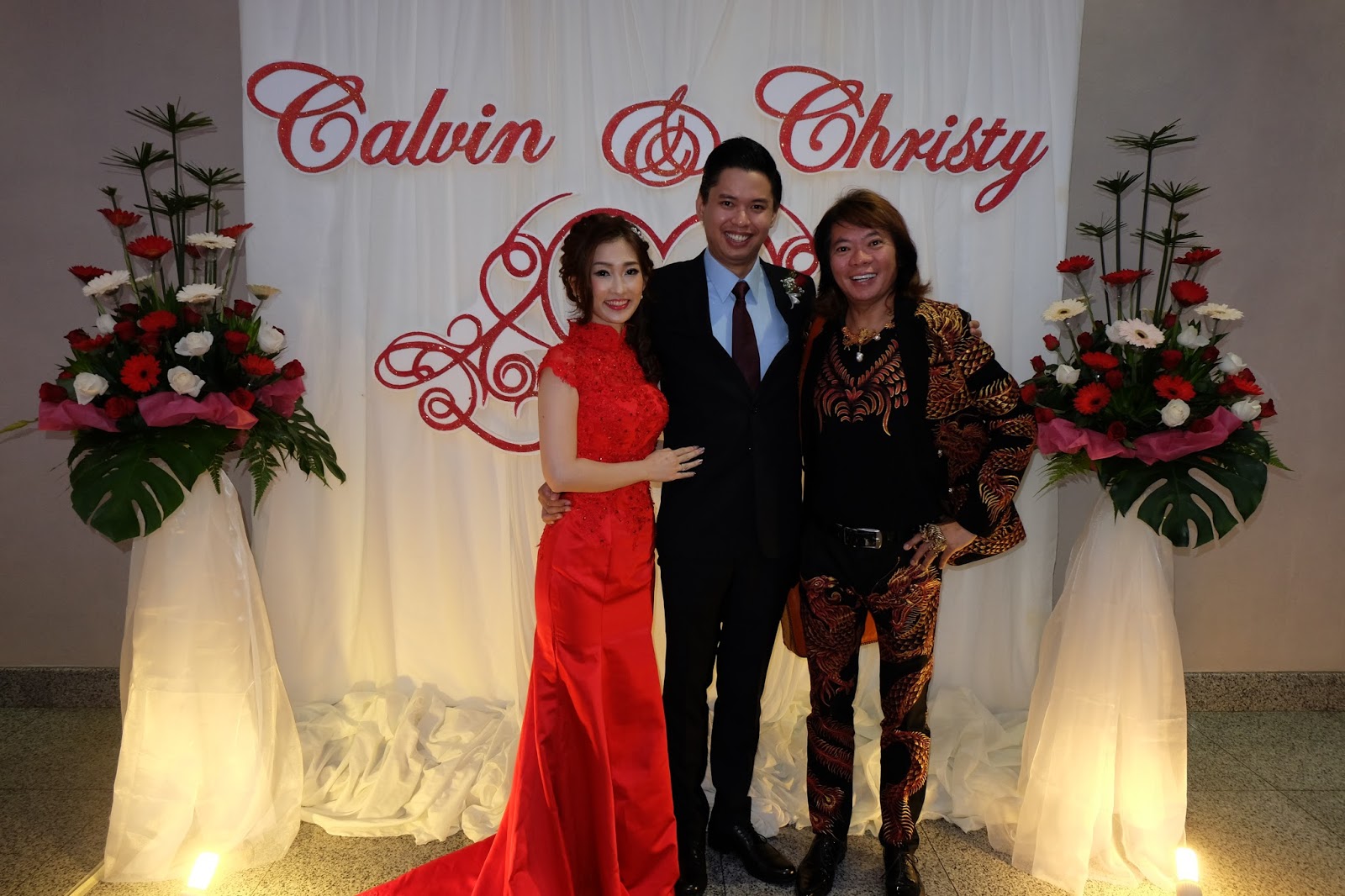 Kee Hua Chee Live!: CALVIN CHEE AND CHRISTY WONG MARRIED IN A LOVELY ...