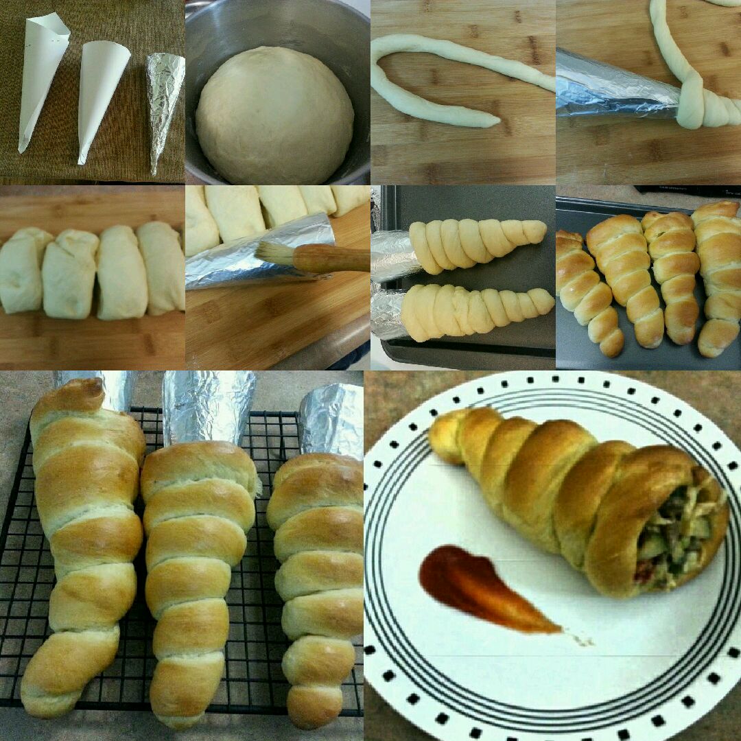 The famous Bread Cones - Bake It Halal