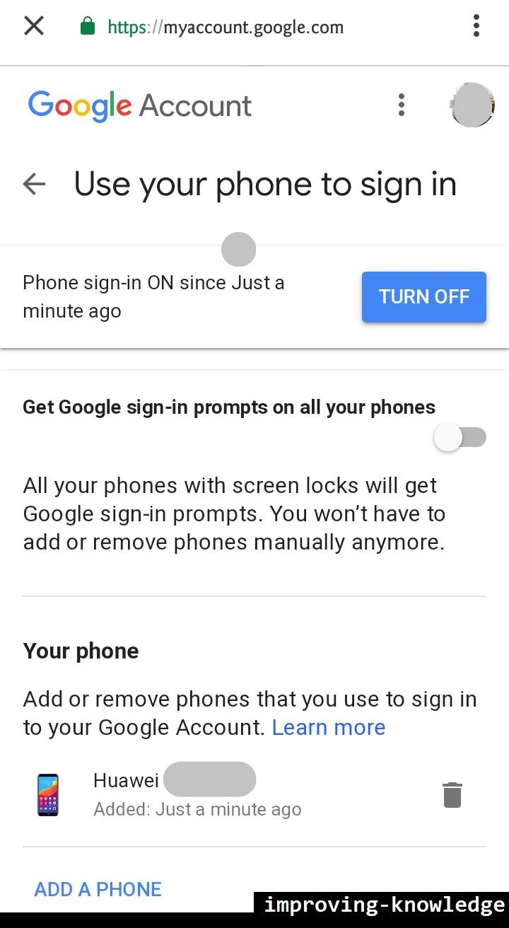 How to Sign-in to Google account just by unlocking your mobile instead ...