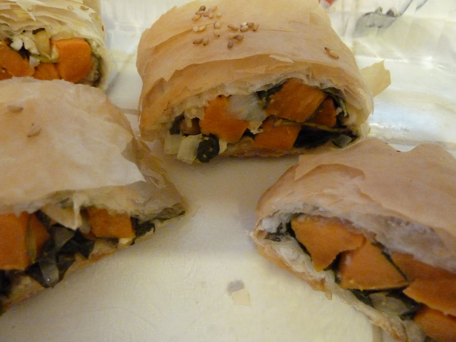 The Moody Foodie: Sweet potato strudel