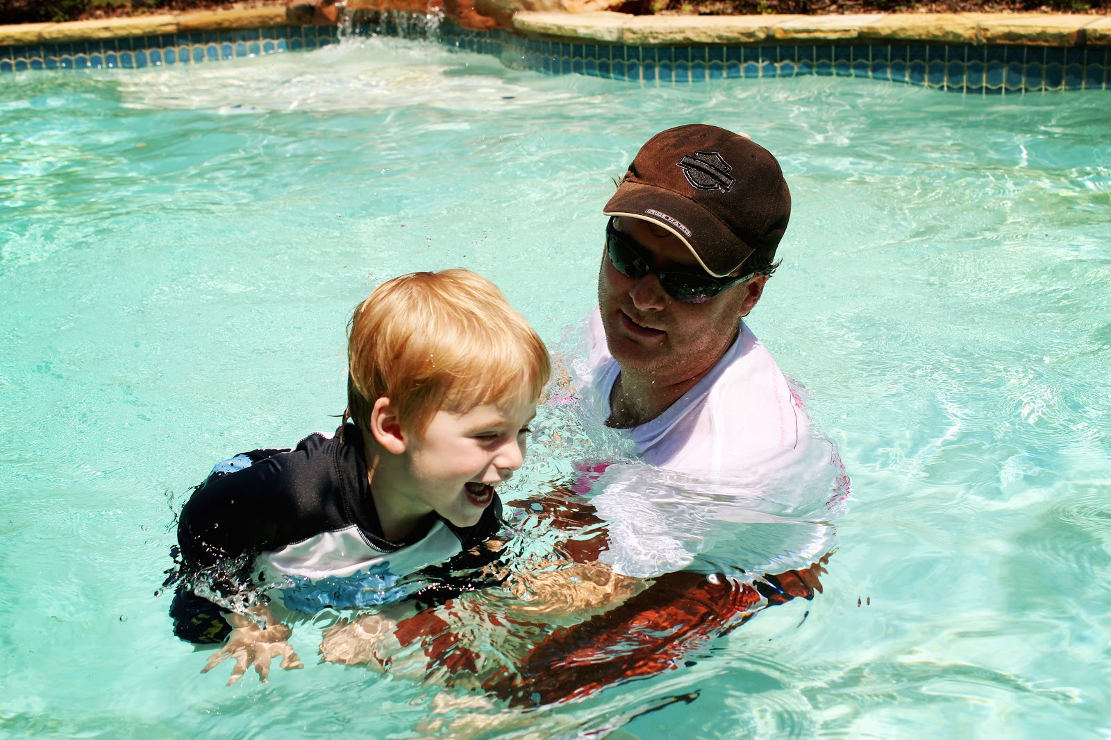 Choosing Joy Today: Jackson's 1st swim of 2013