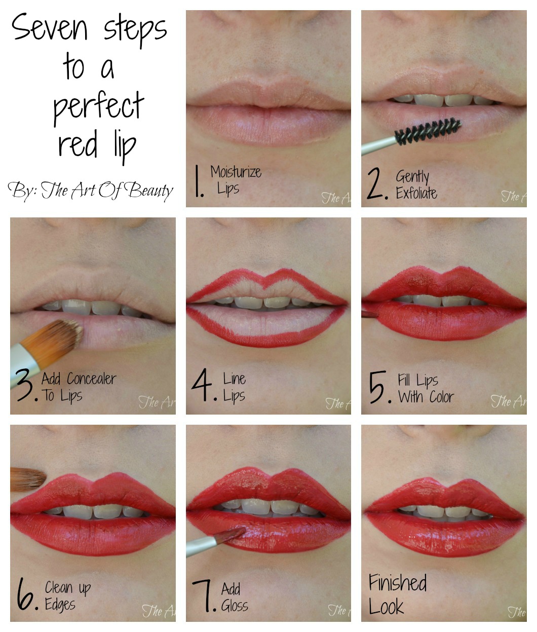 The Art Of Beauty: Perfect Red Lip