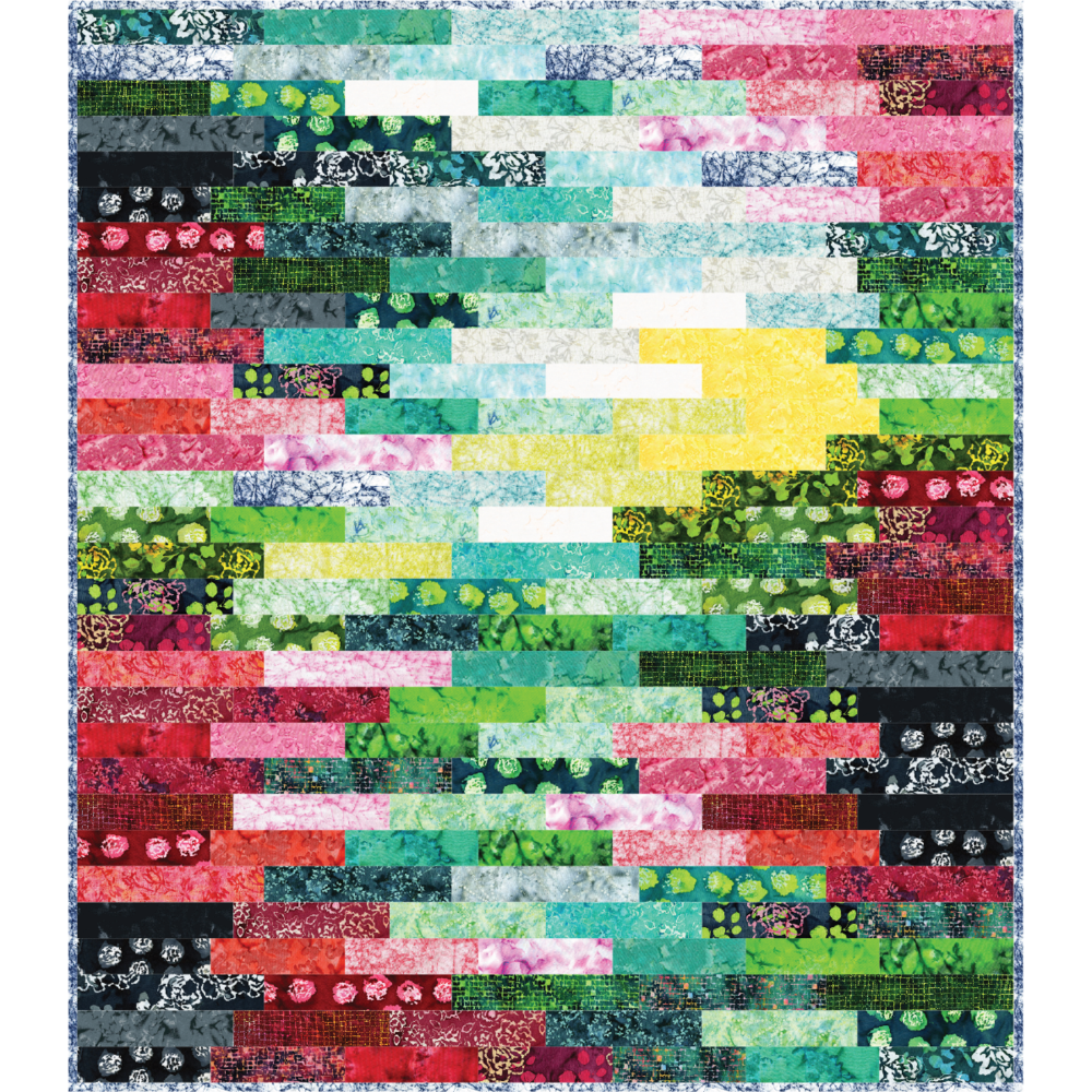 Quilt Inspiration: Free Pattern Day! Jelly Roll Quilts, part 1 of 2