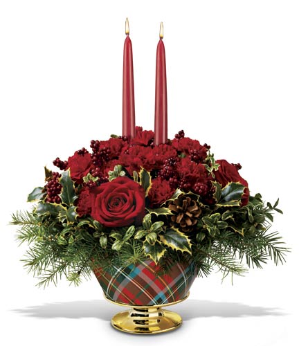 Christmas Wallpapers and Images and Photos: Christmas flower basket ...