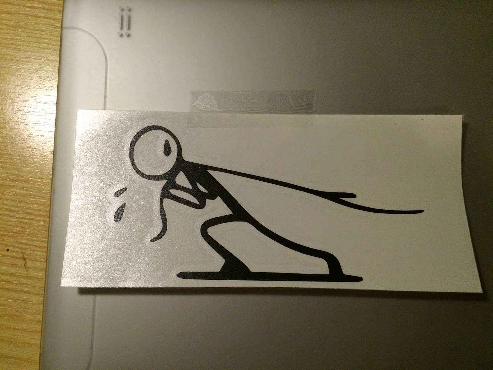 My Sweet Sent : Etsy Order- Stickman Decal for Macbook review ...