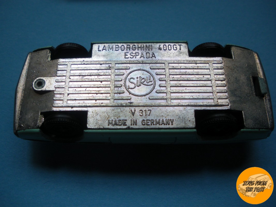 Toys from the Past: #54 SIKU - LAMBORGHINI 400GT ESPADA and VW PORSCHE ...