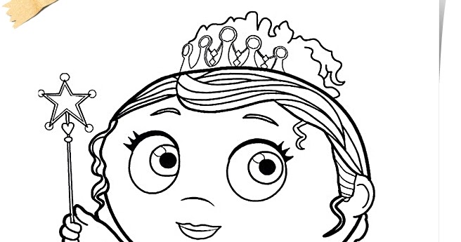 Princess Presto Colouring Pages Sketch Coloring Page