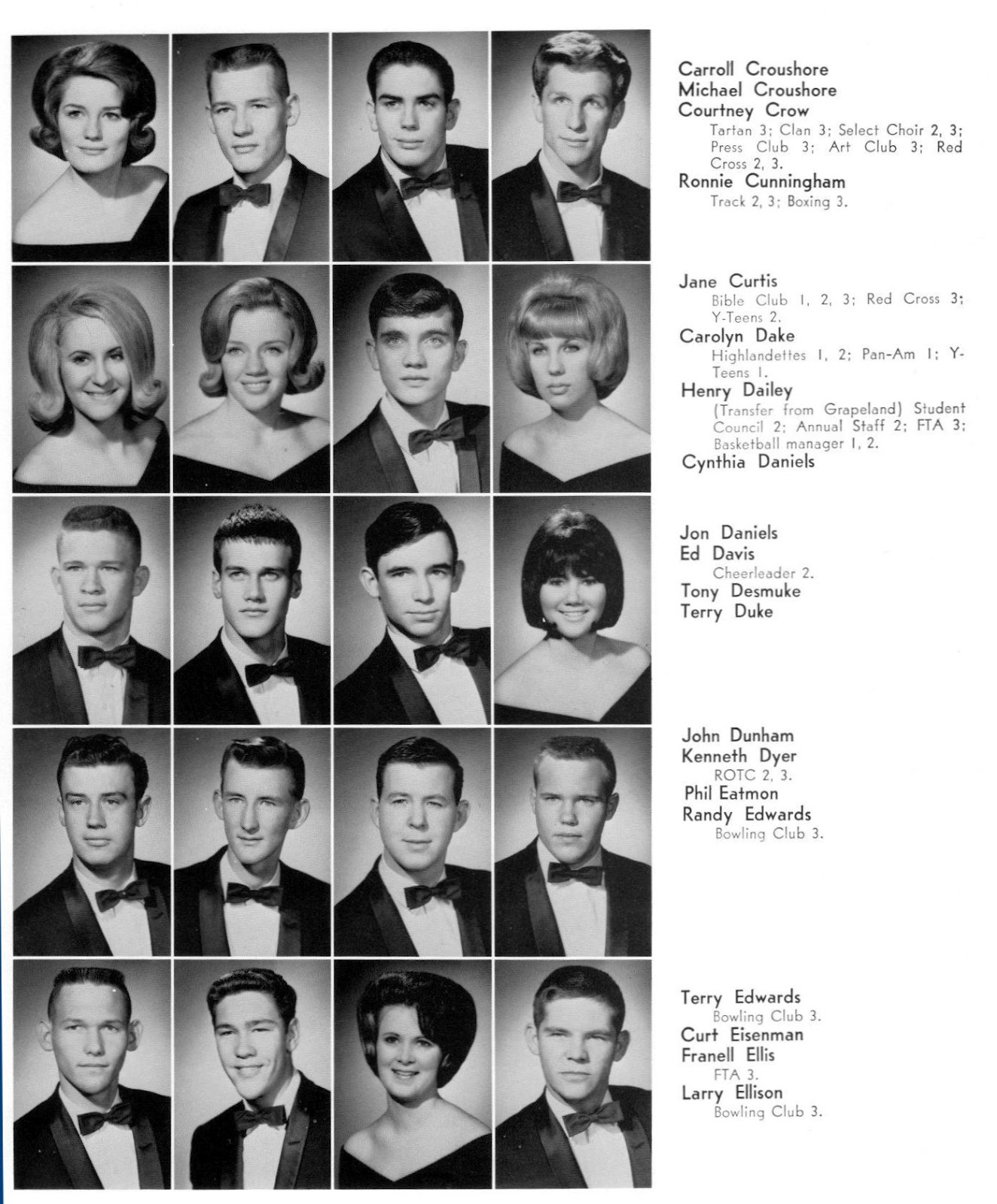 1963 Eastern Hills High School EHHS Highlanders: 1965 EHHS Highlander ...