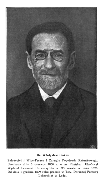 baedeker łódzki: Doktor Pinkus i historia Pogotowia Ratunkowego w Łodzi.