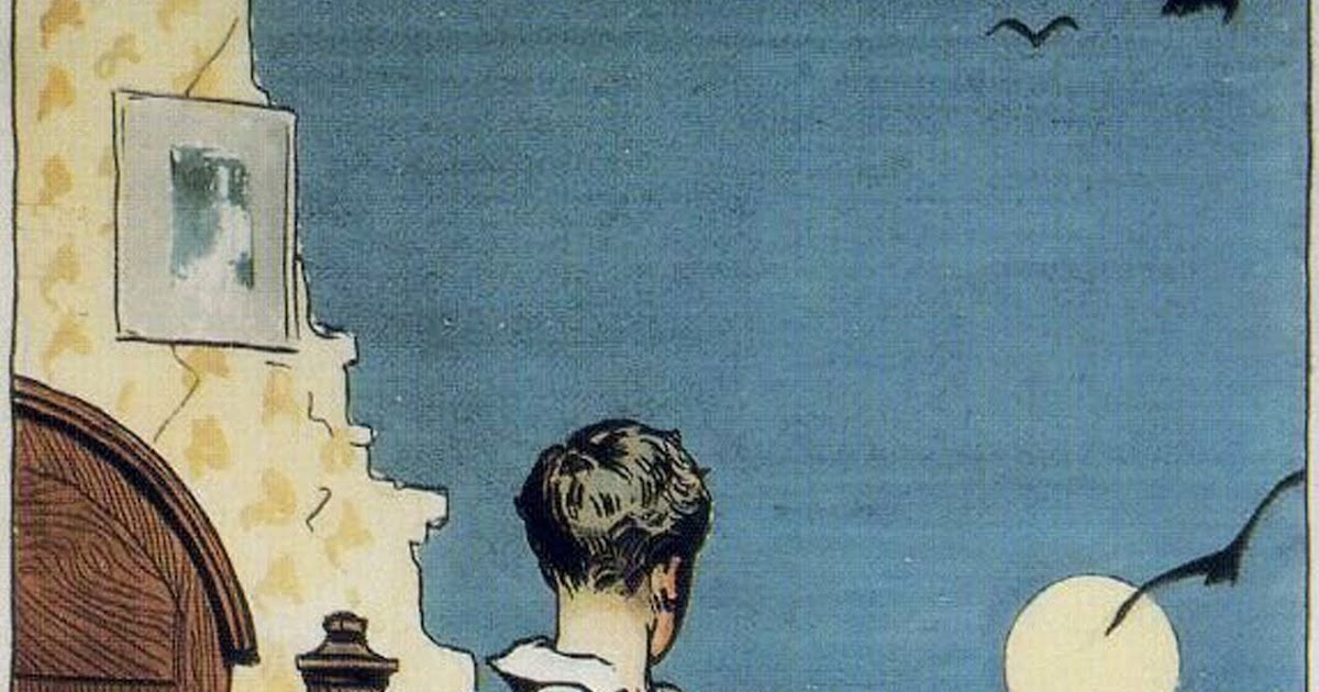 Thing Finder: Boy and Moon, 1906-1907 by Edward Hopper