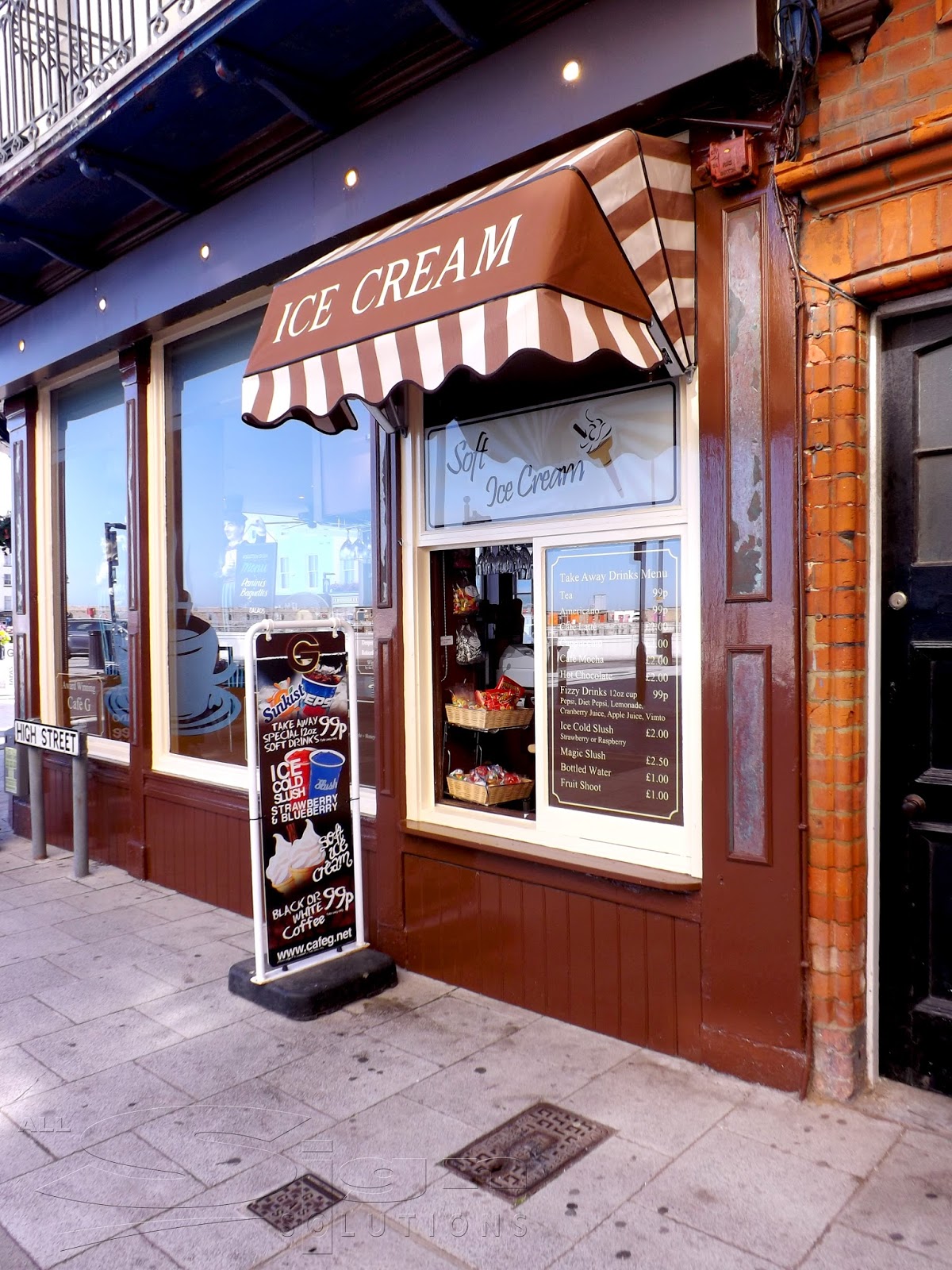 Café G | Window Graphic Display - All Sign Solutions | Signs and Graphics