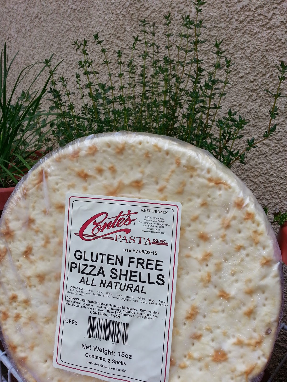 eZ Gluten-Free Life: Conte's Pasta: Gluten-Free Pizza Crust