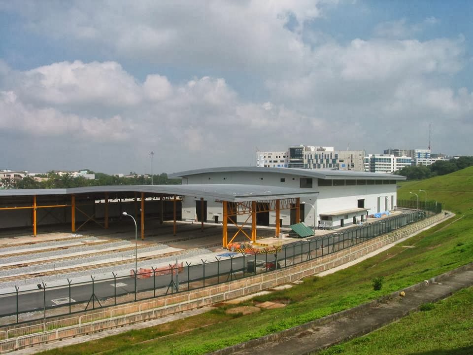 Downtown Line Construction: Gali Batu depot update