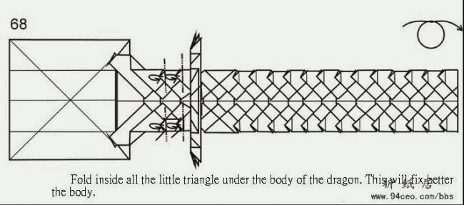 Dragon Origami Diagram | Paper Origami Guide