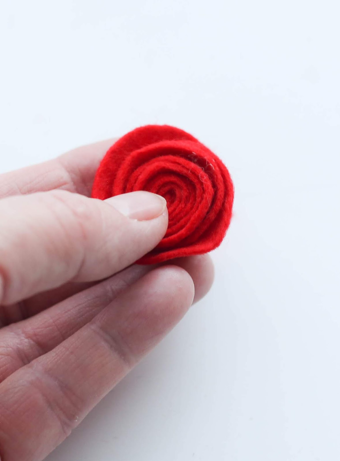 Where Your Treasure Is: Make a Simple Felt Rose