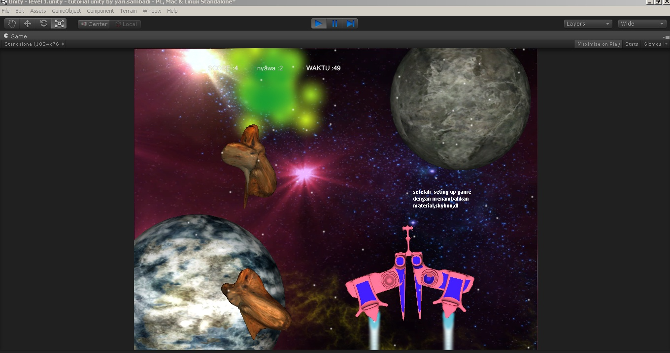 Cara membuat Game 2D menggunakan unity3d ( Bagian terakhir ) | TutoriAL ...