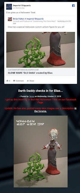 Star Wars: Customs for the Kid: CLONE WARS "OLD DAKA" created by Elias