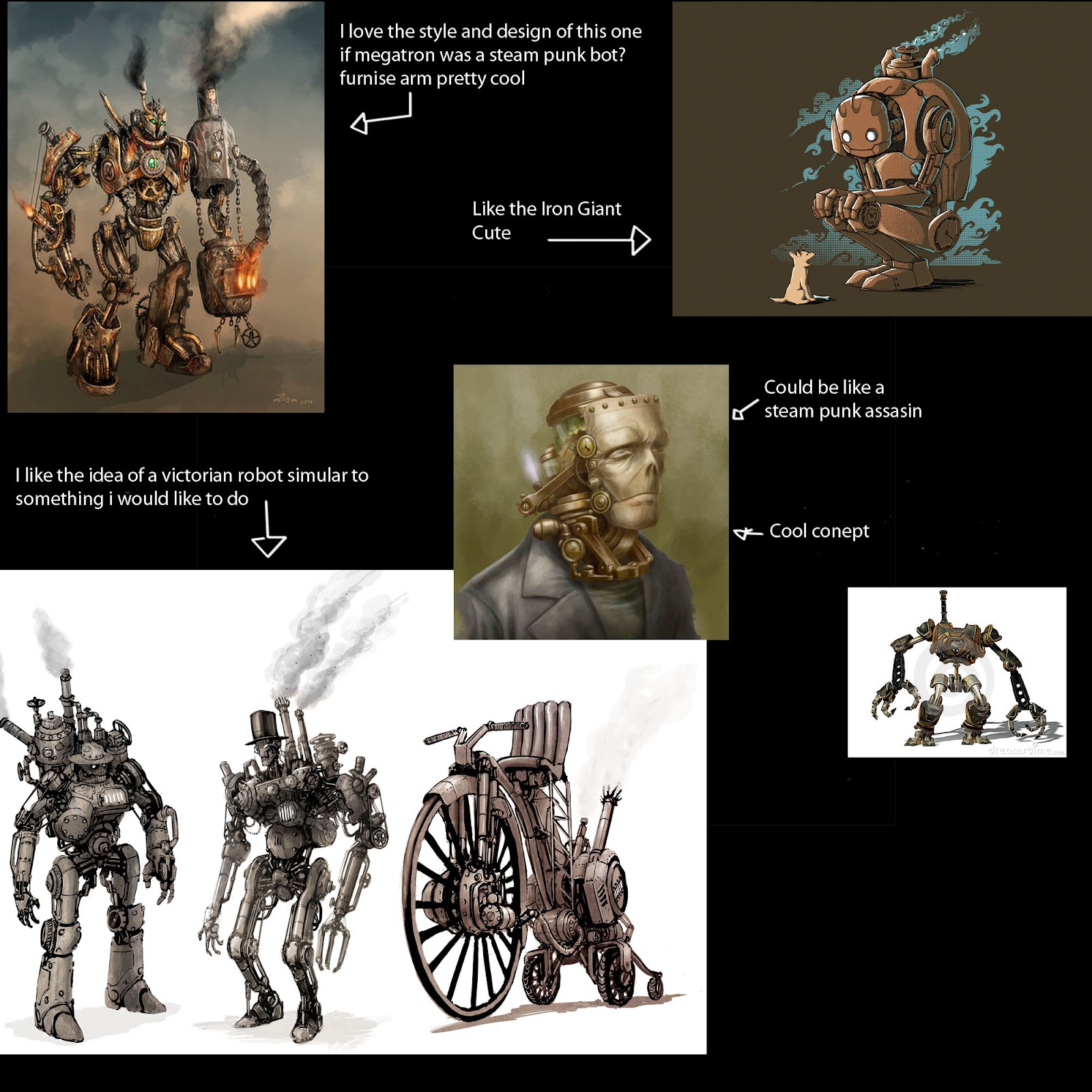 Concepts of Creative Awesomeness: Robot Mood Boards