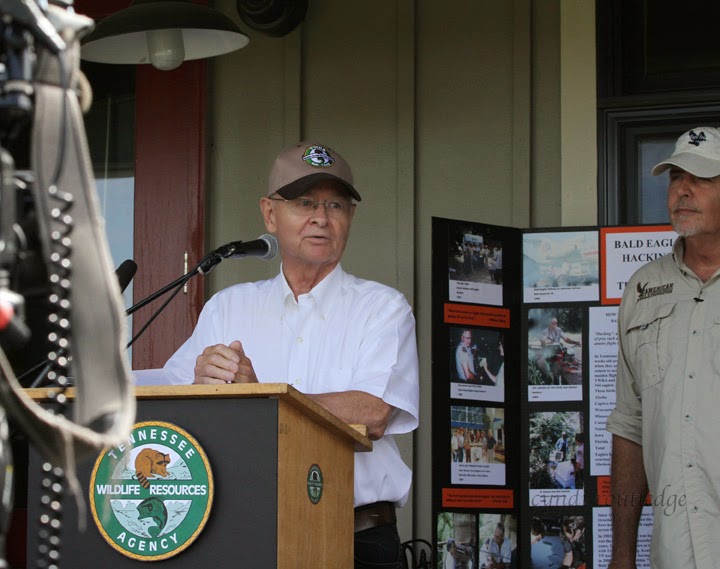 Vickie Henderson Art: Bob Hatcher Honored with AEF Bald Eagle Release