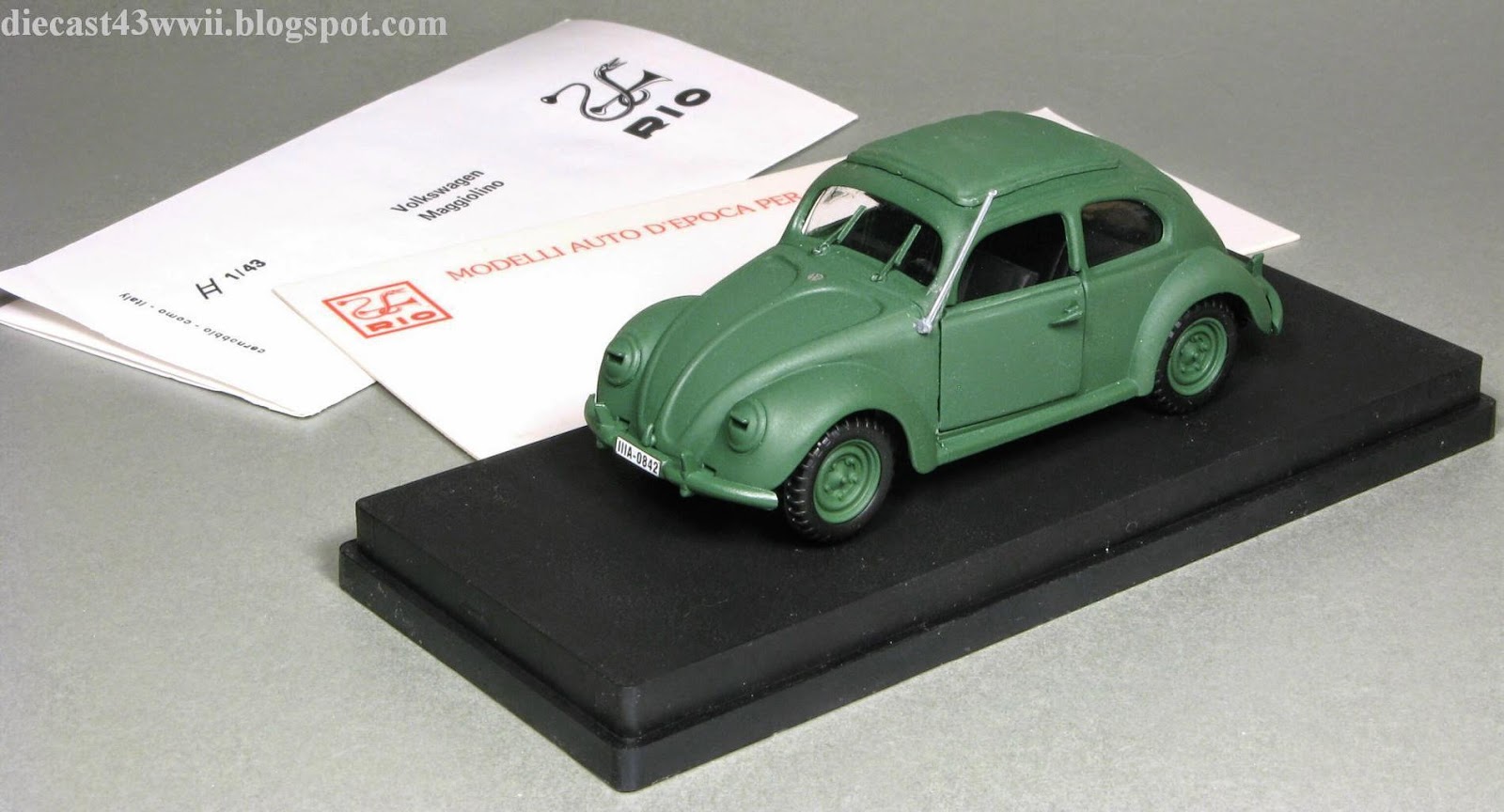 Military scale models: VW. RIO