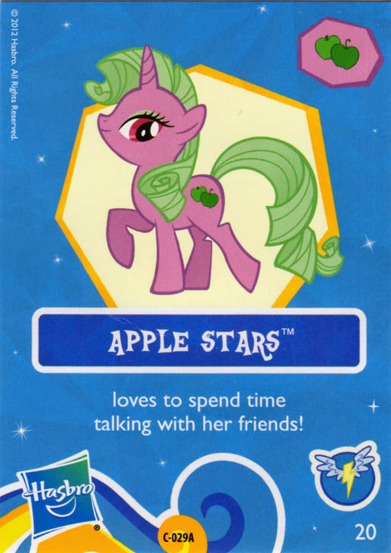 MLP Apple Stars Blind Bag Cards | MLP Merch