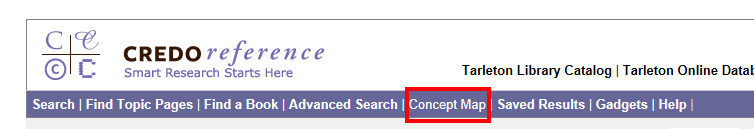 Library Online Lounge - Tarleton Libraries: Flesh out your topic with a concept map