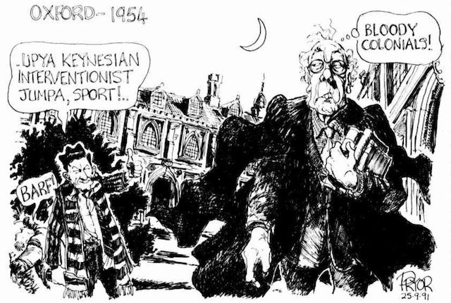 Blue Mountains Unions & Community: Pryor Cartoon – Oxford 1954