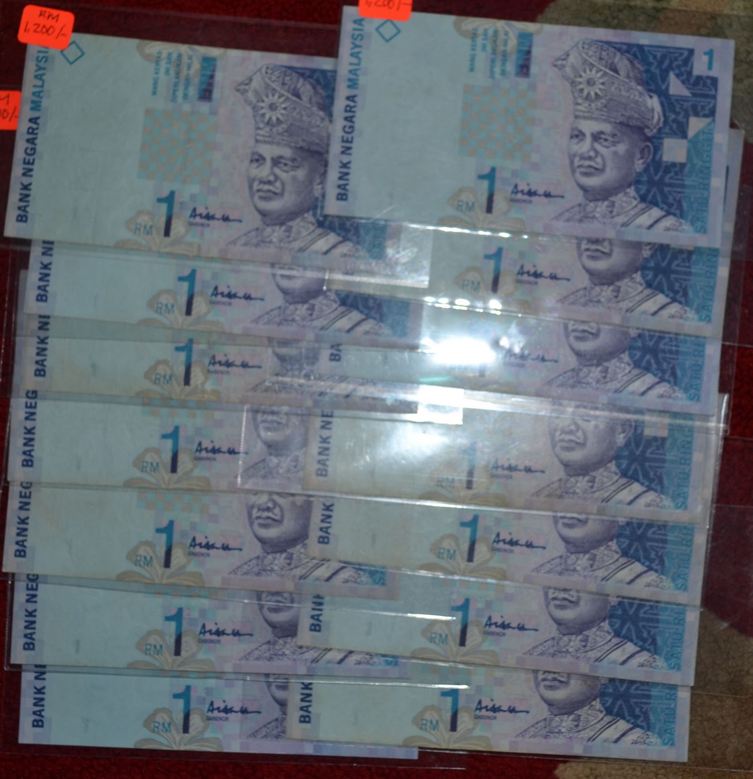 Galeri Sha Banknote: DUIT RM1 ALI ABUL HASSAN SIRI KE10