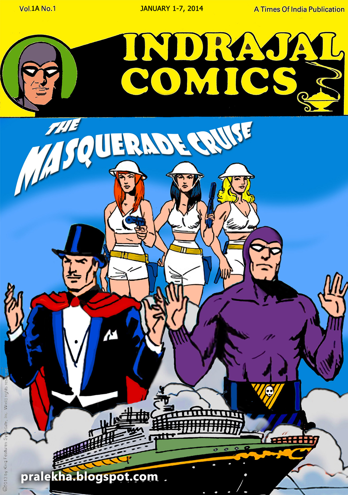 Pralekha: A Homage to the Magic of Indrajal - Some Indrajal Covers for ...