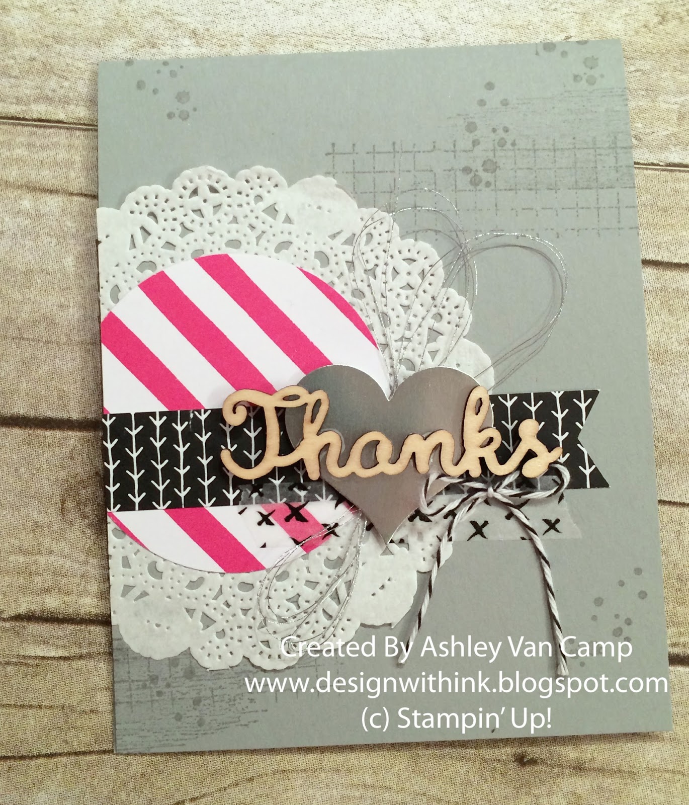Design With Ink: Thanks Expressions...April Club Card!