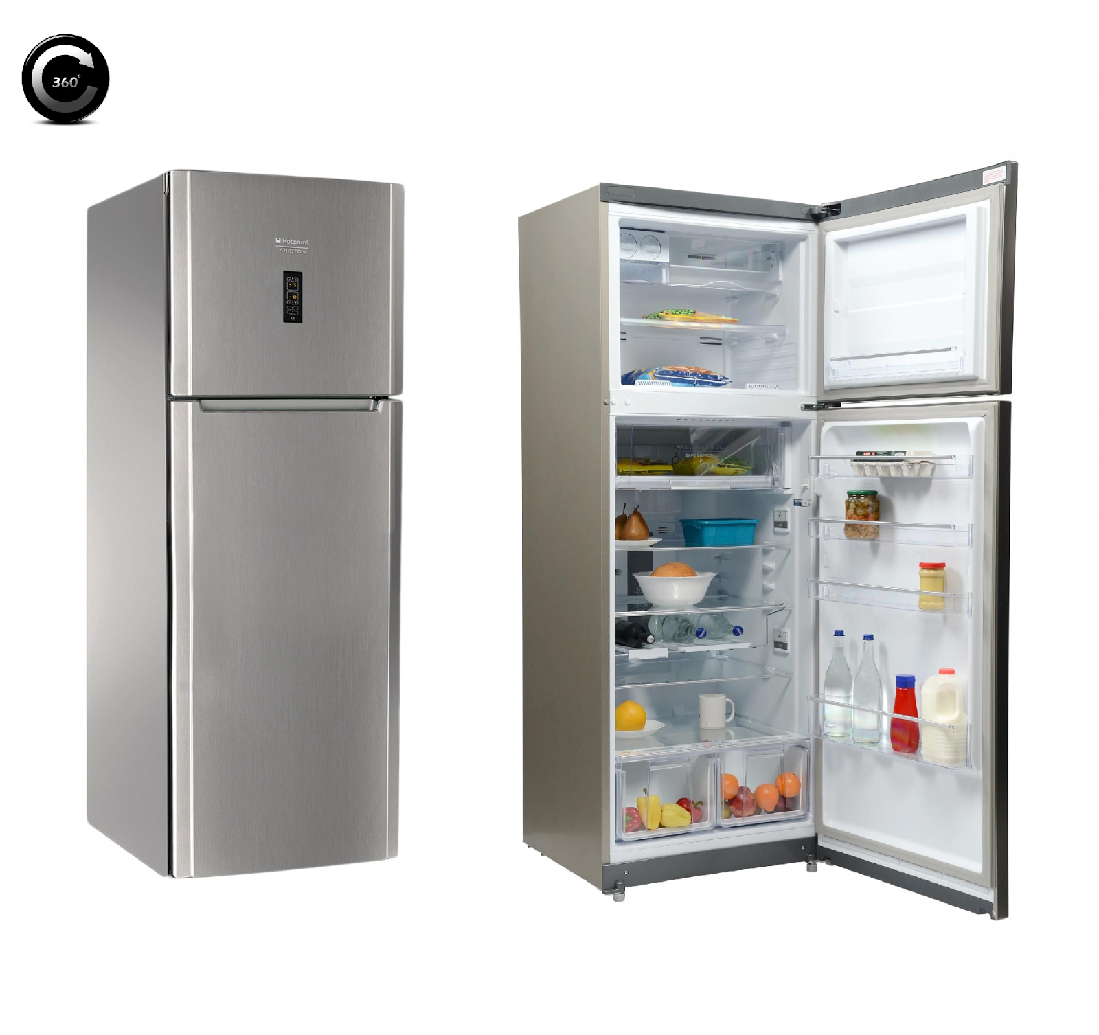 Review Cel mai bun frigider la 2300 de lei Hotpoint ENXTY19222XFW | Cum ...