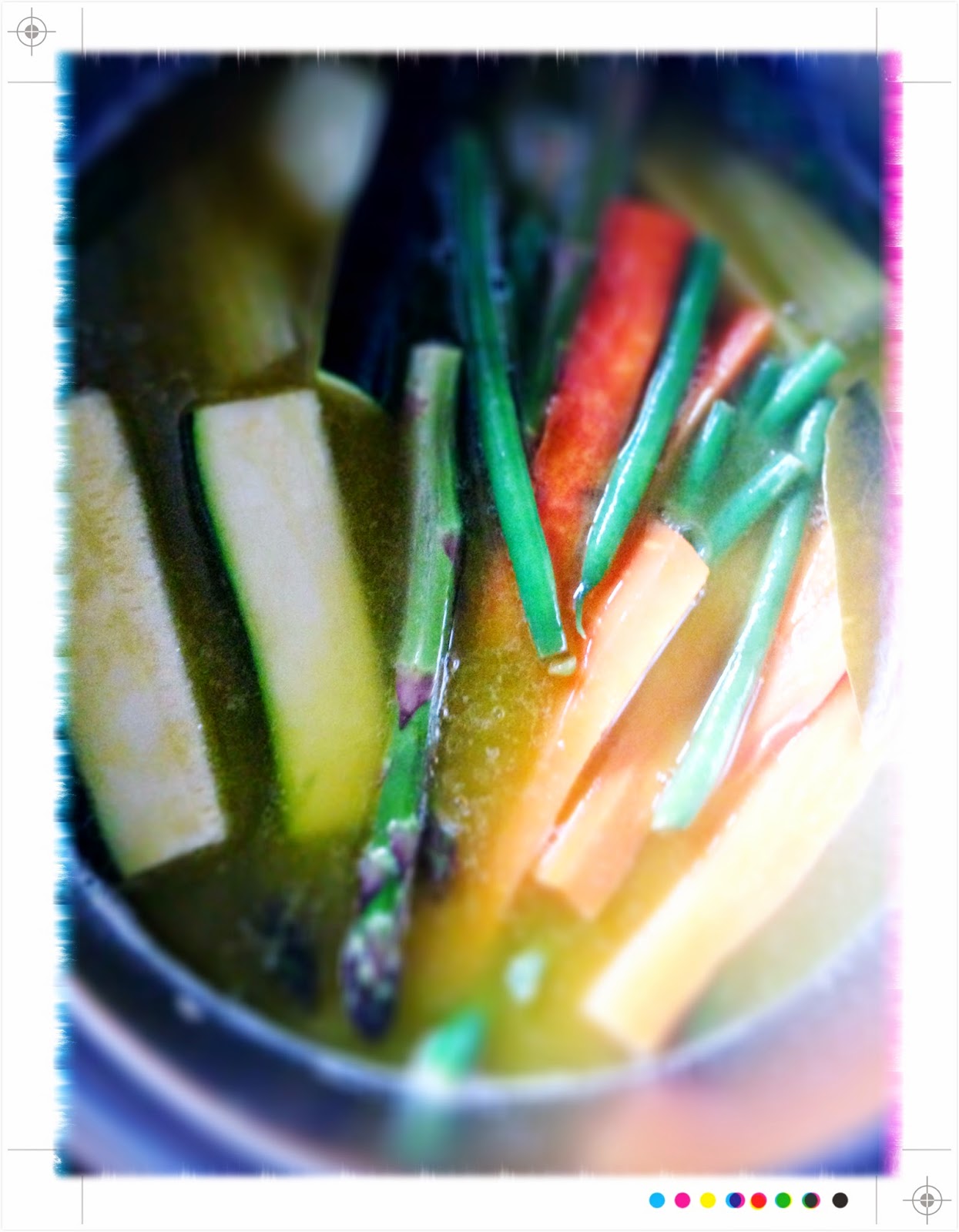 Toast: Poached Vegetables with Caper Dijon Mayo