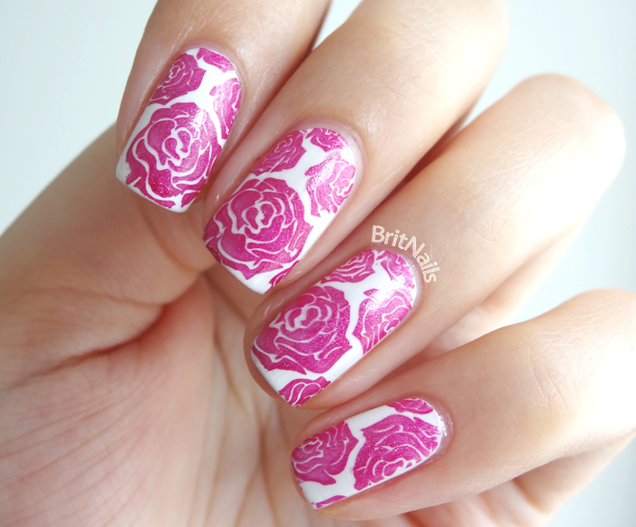 Pink Roses | Brit Nails