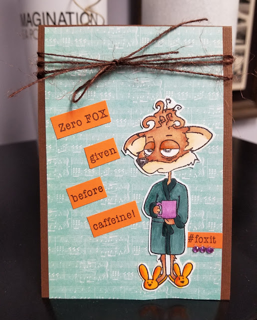 Amethystcat Designs: Stamping with Seleise: An ornery but fun card!