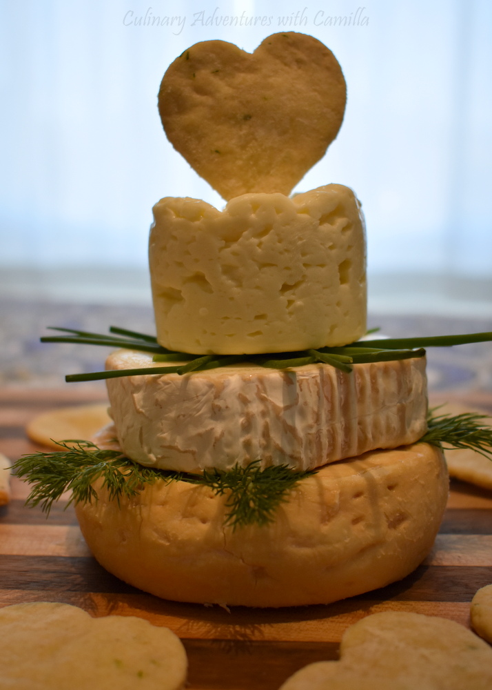 A Literal Cake of Cheese and Handmade Crackers #BakingBloggers