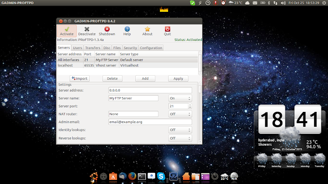 ŀǃƞùx ɧꜭċʞꝚꝽꝽ: How to get rid of errors in GADMIN-PROFTPD
