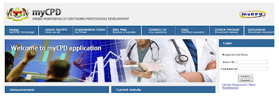 myCPD (KEMENTERIAN KESIHATAN MALAYSIA)