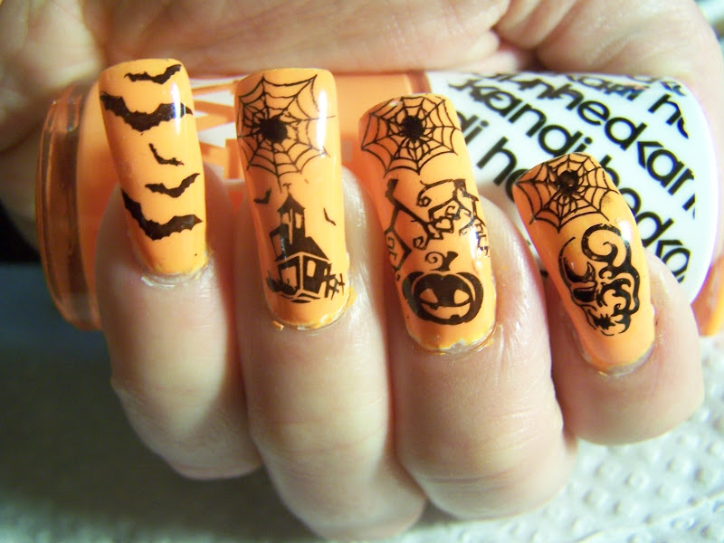 Nicky'S Nails'N Stuff: "Holiday Stomp" Halloween Challenge Orange ...