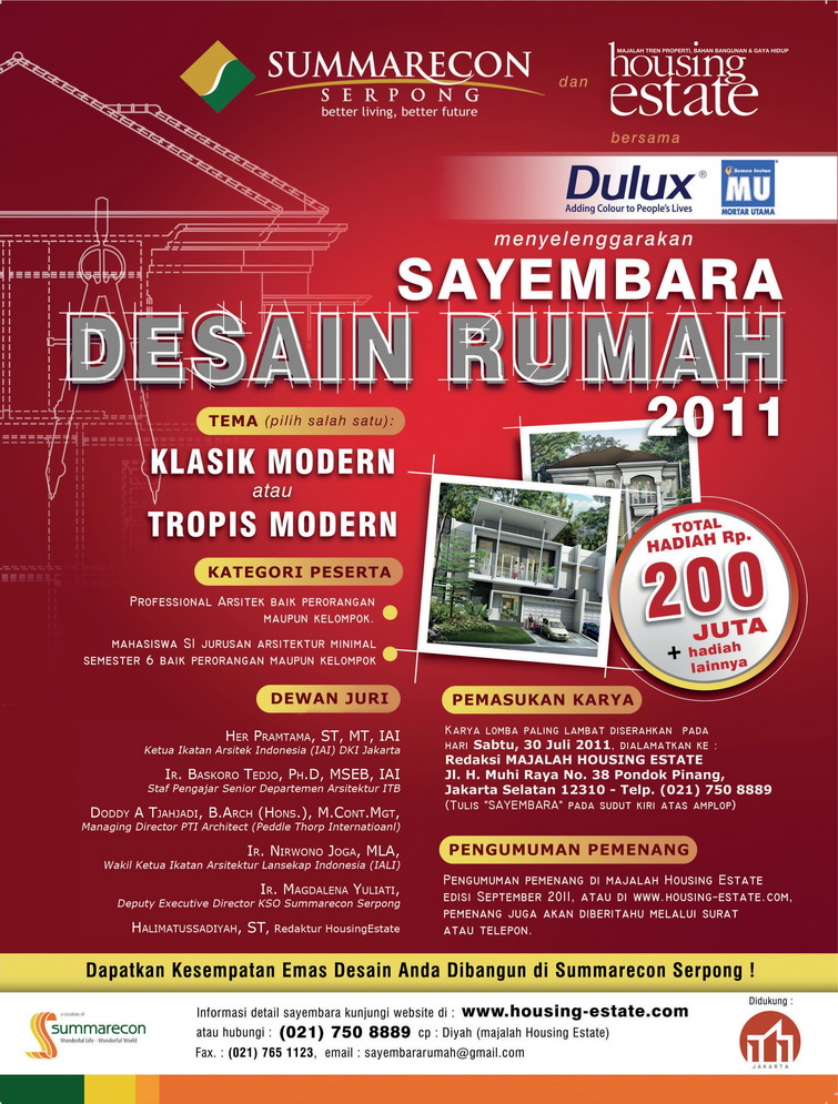 SAYEMBARA DESAIN ARSITEKTUR: June 2011